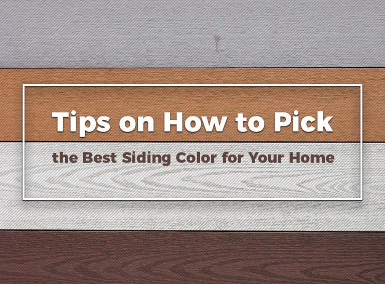 Tips on How to Pick the Best Siding Color for Your Home | Universal ...